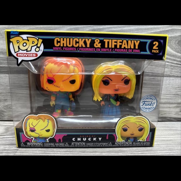 Funko | Toys | Funko Pop Chucky Tiffany 2pack Black Light Hot Topic ...